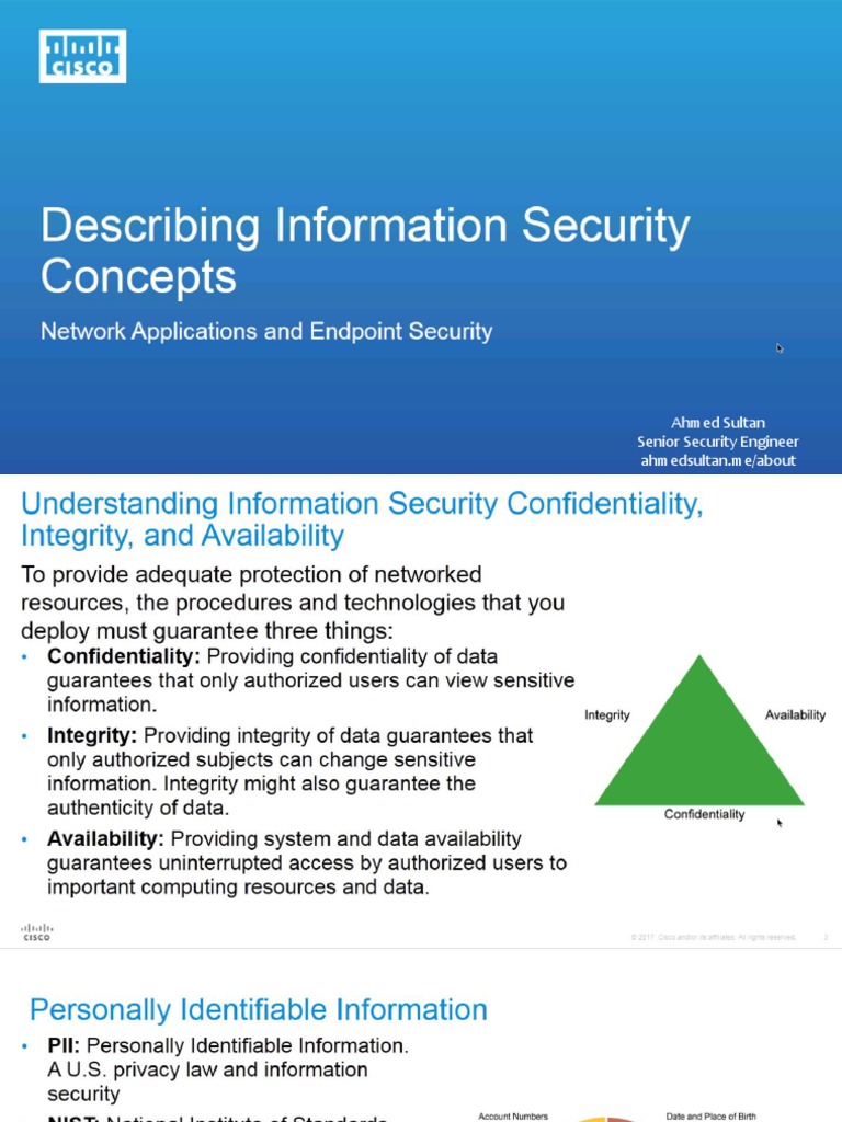 05 - Describing Information Security Concepts | PDF