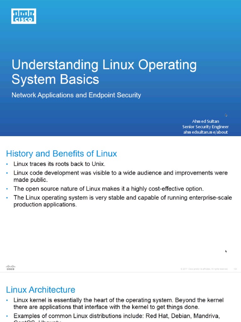 08 - Understanding Linux Operating System Basics | PDF