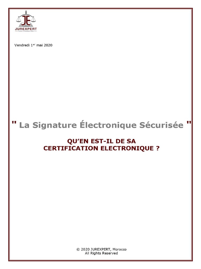 Authentification par Certificat Électronique | PDF | Certificat ...