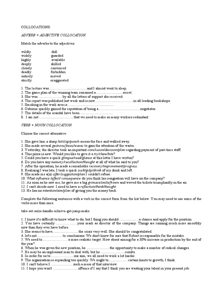Adverb + Adjective Collocation | PDF | Morphology | Linguistic Typology
