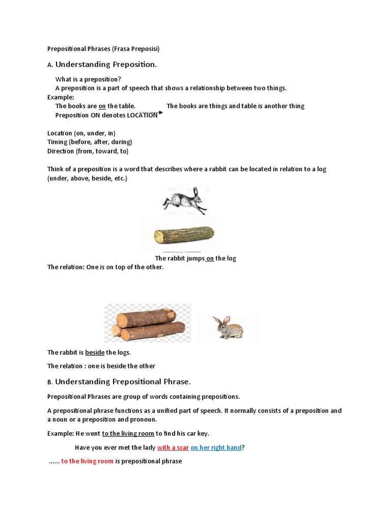 Understanding Prepositional Phrases | PDF