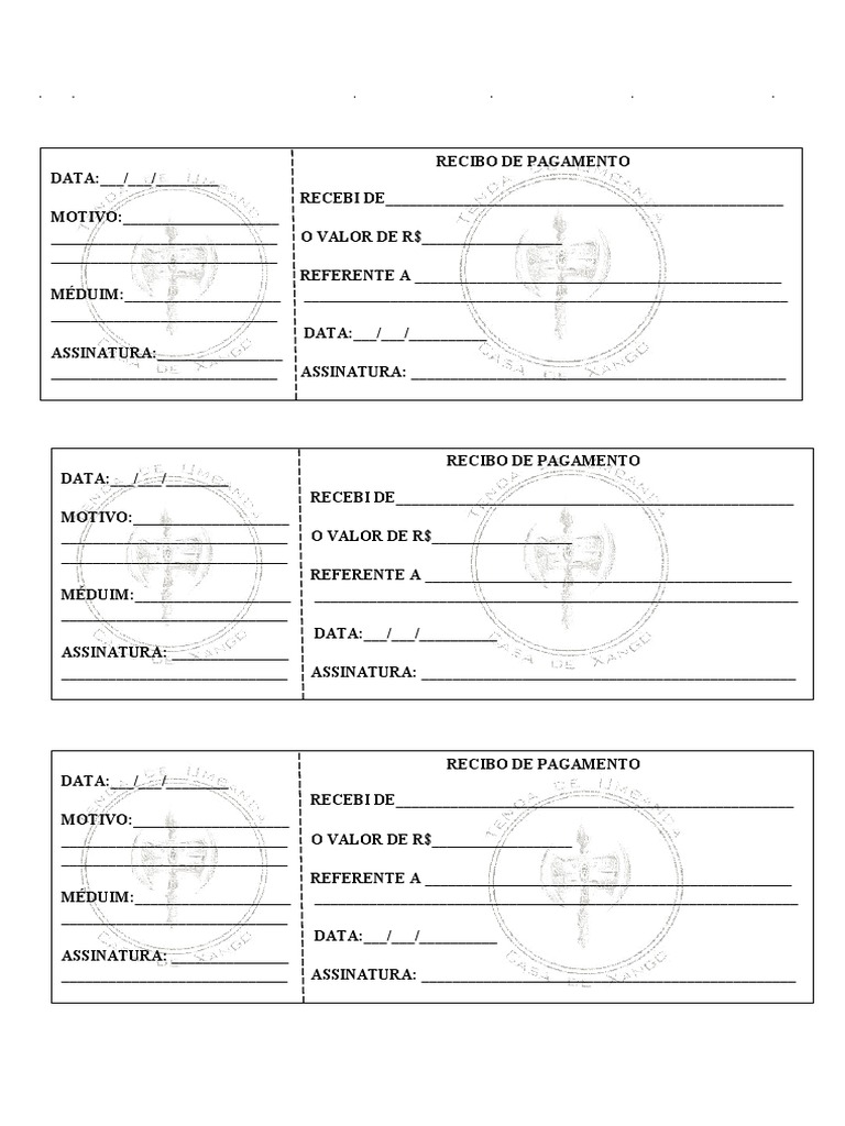 Modelo Talão Recibo | PDF | Finanças e Administração de Capital