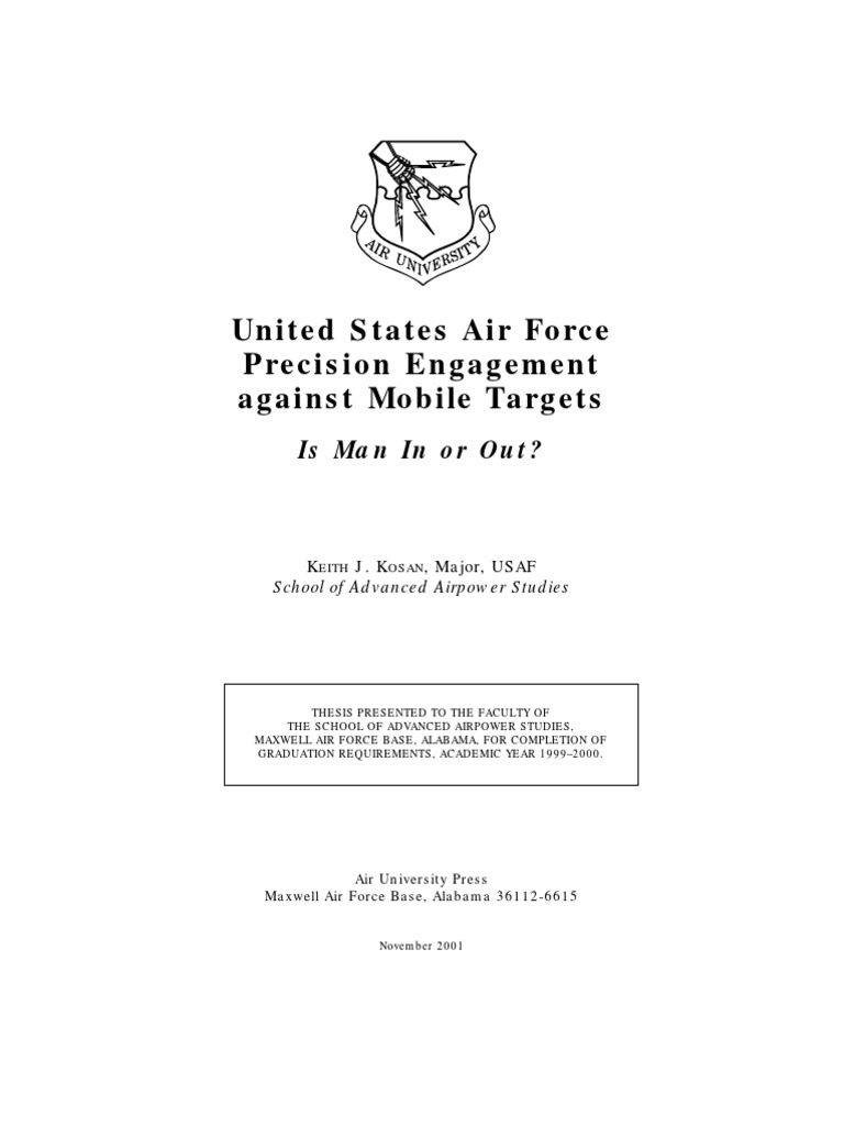 Usafprecisionengagement PDF | PDF | United States Air Force | Aerial ...