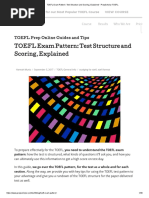 TOEFL Answer Sheet | PDF