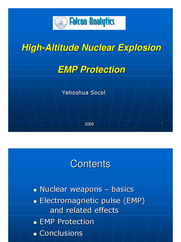 EMP | Nuclear Explosives | Nuclear Weapons