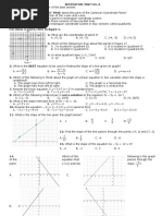 Math 8 - Summative Test | PDF | Equations | Algebra