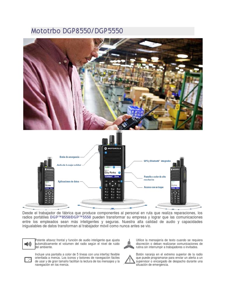 DGP8550 Guia Caracteristicas PDF | PDF | Bluetooth | Electrónica