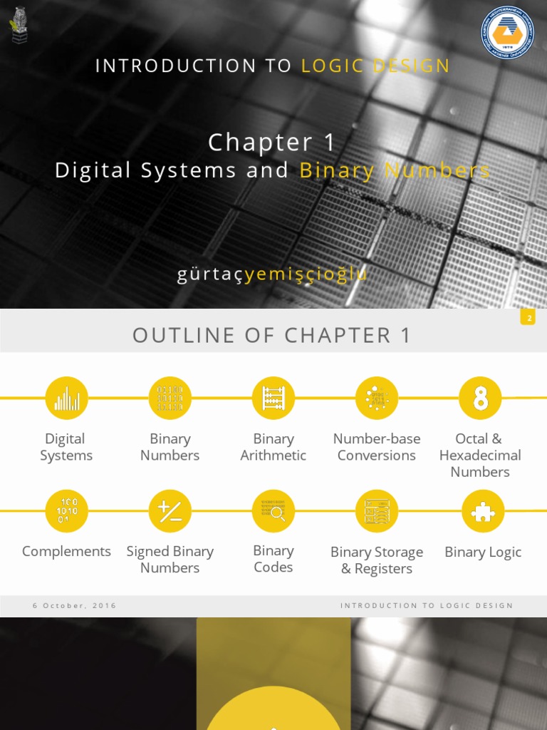 Chapter-1 - Digital Systems and Binary Numbers PDF | PDF | Binary Coded Decimal | Subtraction