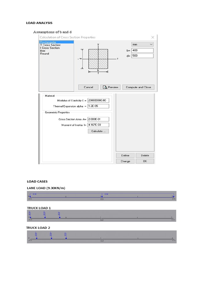 Load Analysis Assumptions of B and D | PDF | Structural Engineering ...