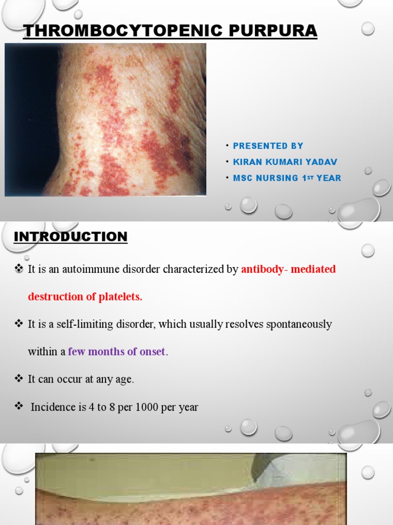 On Purpura | PDF | Diseases And Disorders | Blood