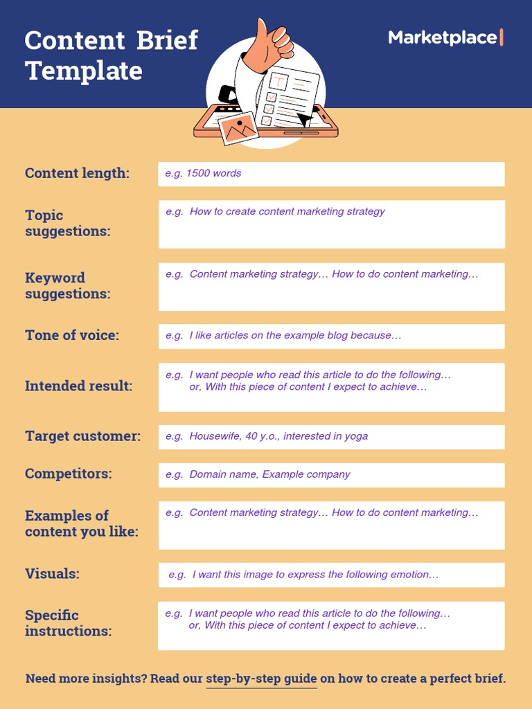 Content Brief Template | PDF | Self-Improvement