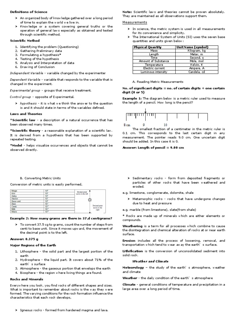 Measurements: Physical Quantity Unit Name (Symbol) | PDF | Atmosphere ...
