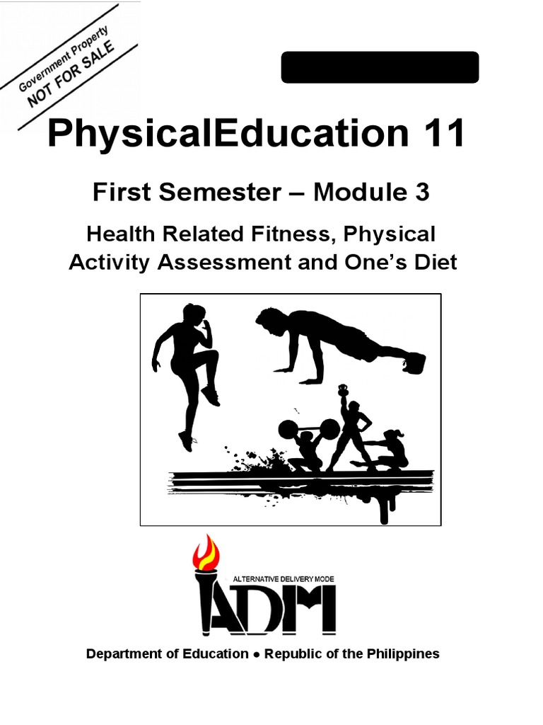 Physicaleducation 11: First Semester - Module 3 | PDF | Physical ...