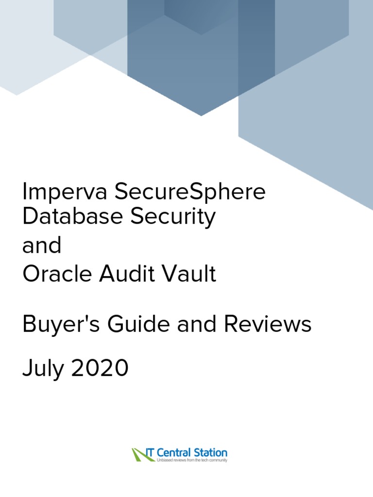 Imperva Securesphere Database Security and Oracle Audit Vault Buyer'S ...