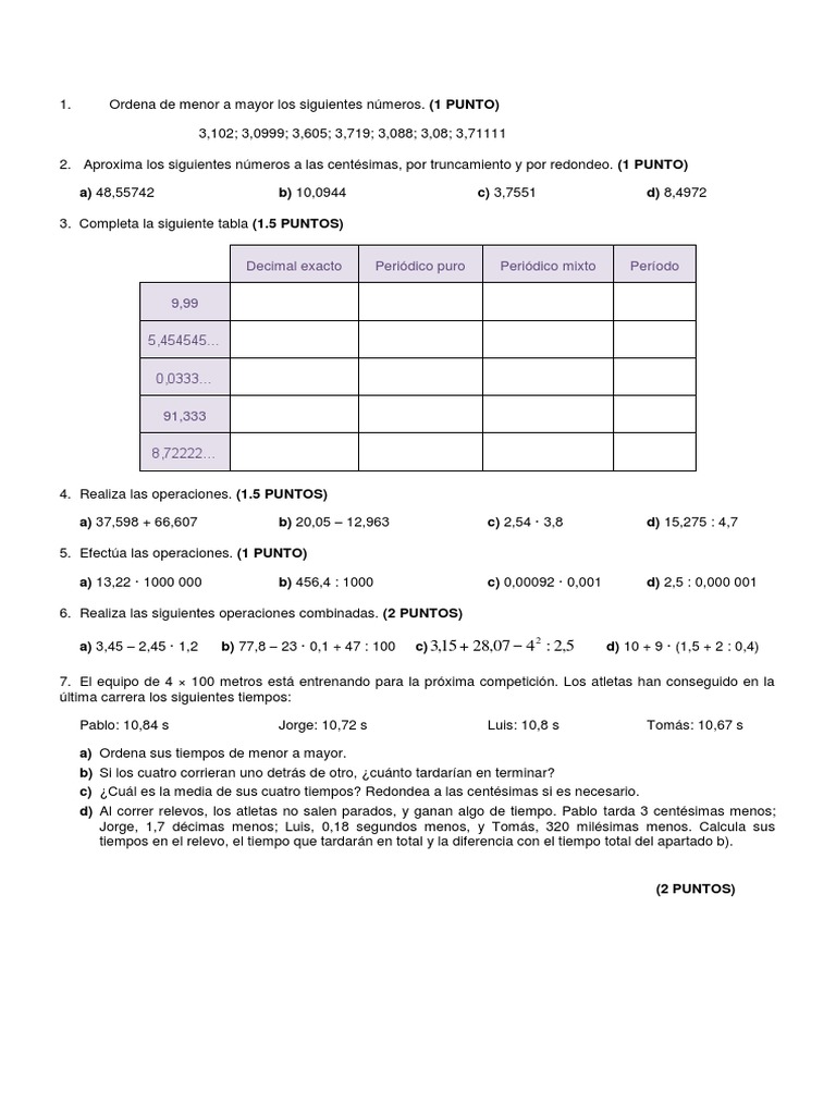 Examen (040316) - Fracciones Tema5 PDF | PDF | Métodos y materiales de ...