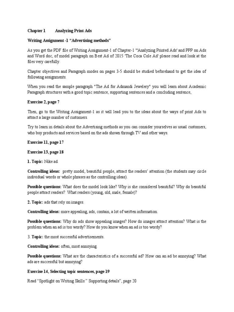 How Print Ads Attract Customers | PDF | Paragraph | Advertising