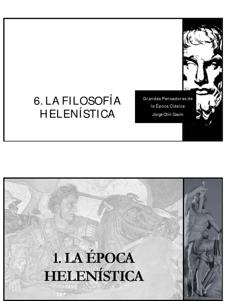Filosofía Helenística: Cínicos y Epicúreos | PDF | Estoicismo ...