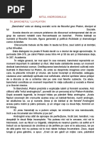 Mitul Androginului Platon | PDF