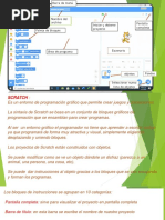 Características de Scratch | PDF | Scratch (lenguaje de programación) | Programa de computadora