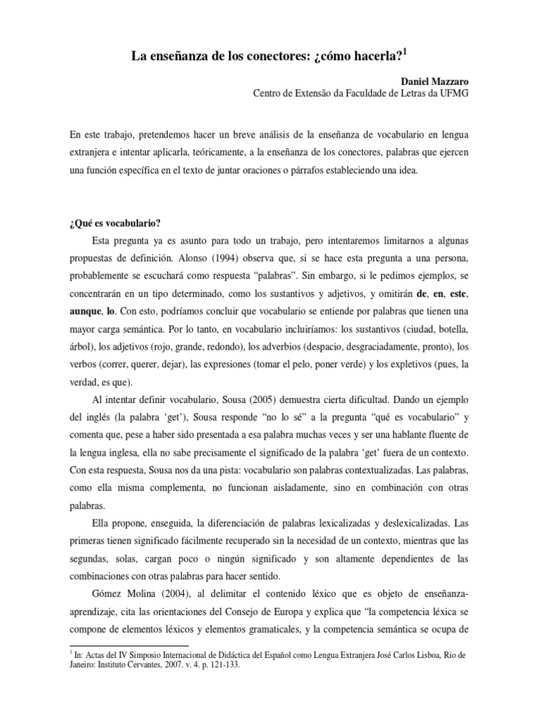 Conectores Comparativos PDF | PDF | Desierto | Palabra