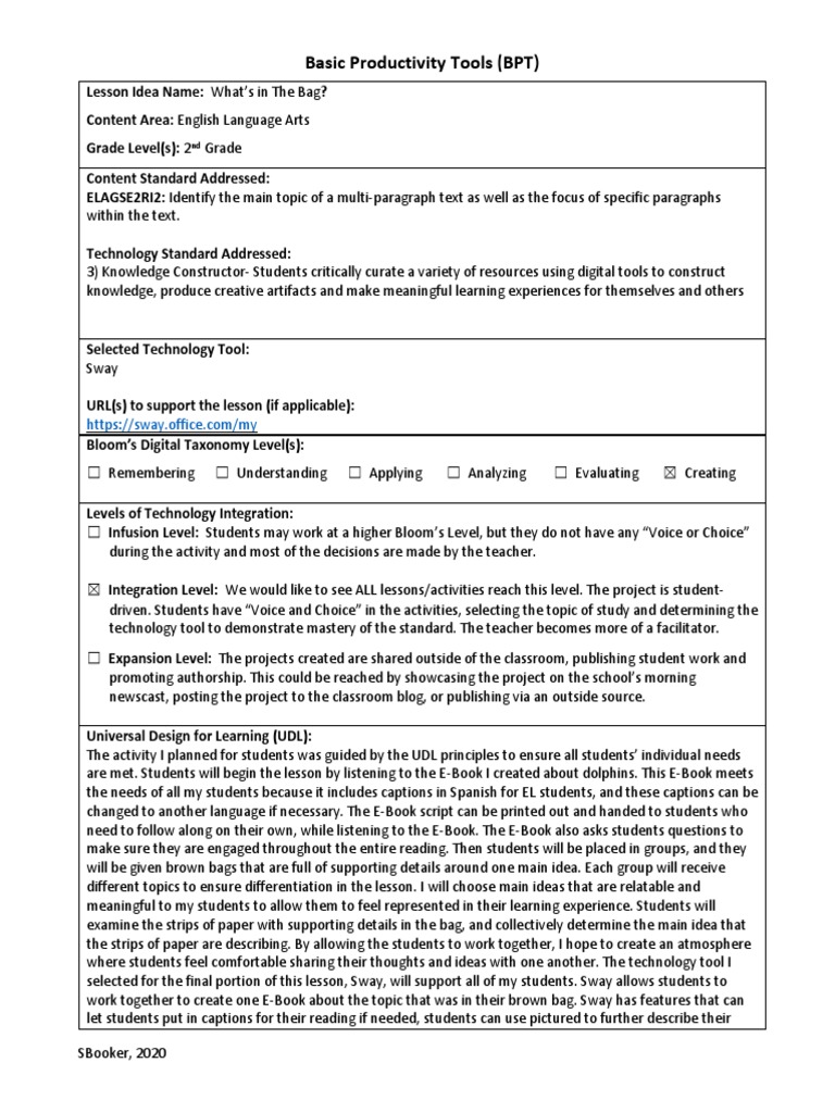 BPT Lesson | PDF | Teachers | Teaching