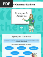 Quizizz - Synonyms and Antonyms | PDF | Lexical Semantics | Vocabulary
