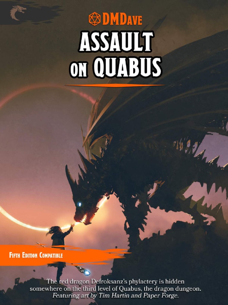DMDave Adventure - Assault On Quabus (5th-Level) | PDF
