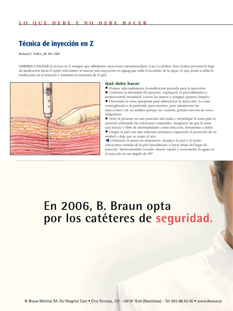 Técnica de Inyección en Z: Lo Que Debe Y No Debe Hacer | PDF ...