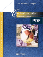 Manual de Contratos Civiles y Mercantiles. (Gabriela Esperón Melgar) . | PDF