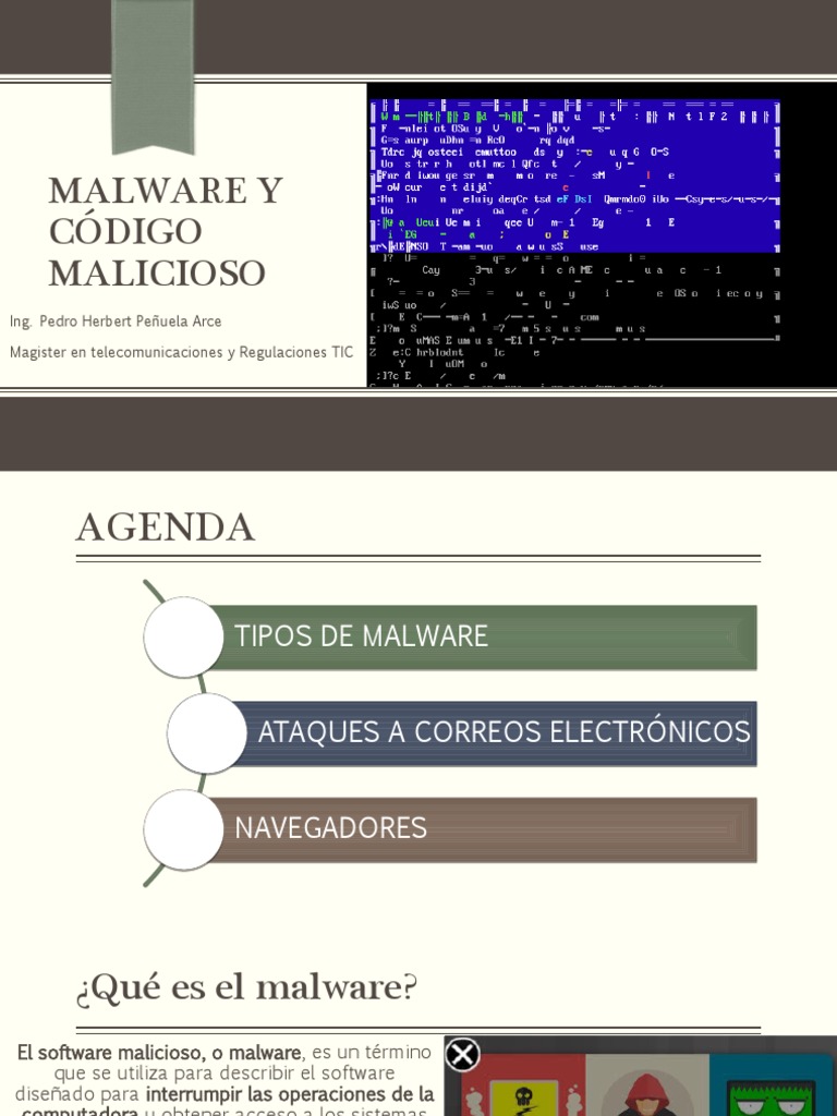 Malware y códigos maliciosos: Una introducción a los principales tipos de amenazas y formas de ...