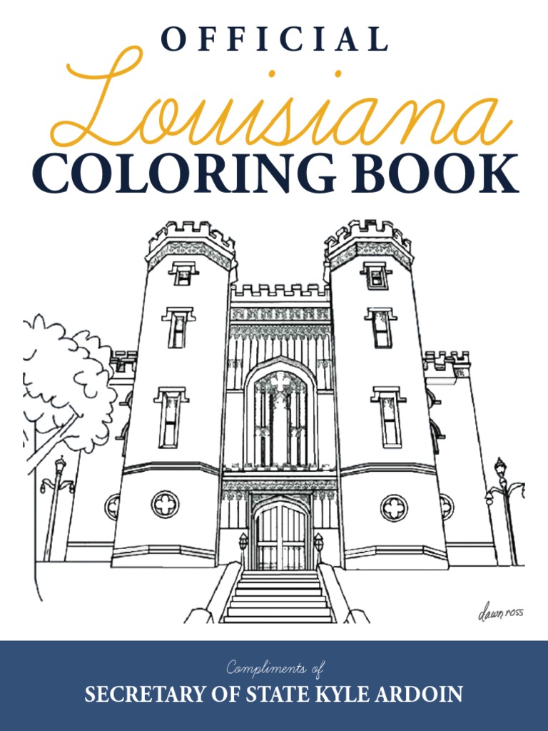 Louisiana Coloring Book | PDF | Honey Bee | Louisiana