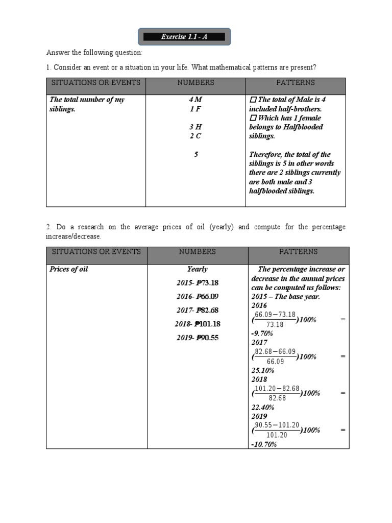 Math 101 | PDF | Numbers | Sequence