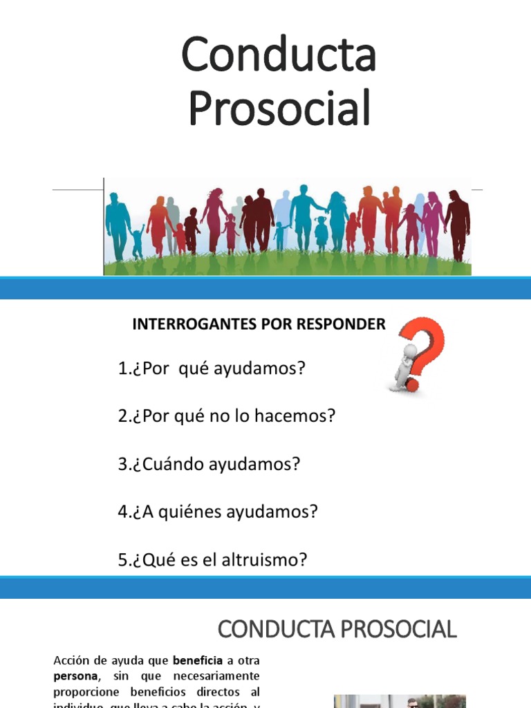 Conducta Prosocial Parte 1 | PDF | Empatía | Altruismo