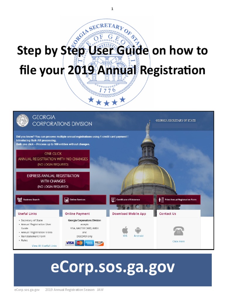A Step-by-Step Guide to Filing the 2019 Annual Registration for ...
