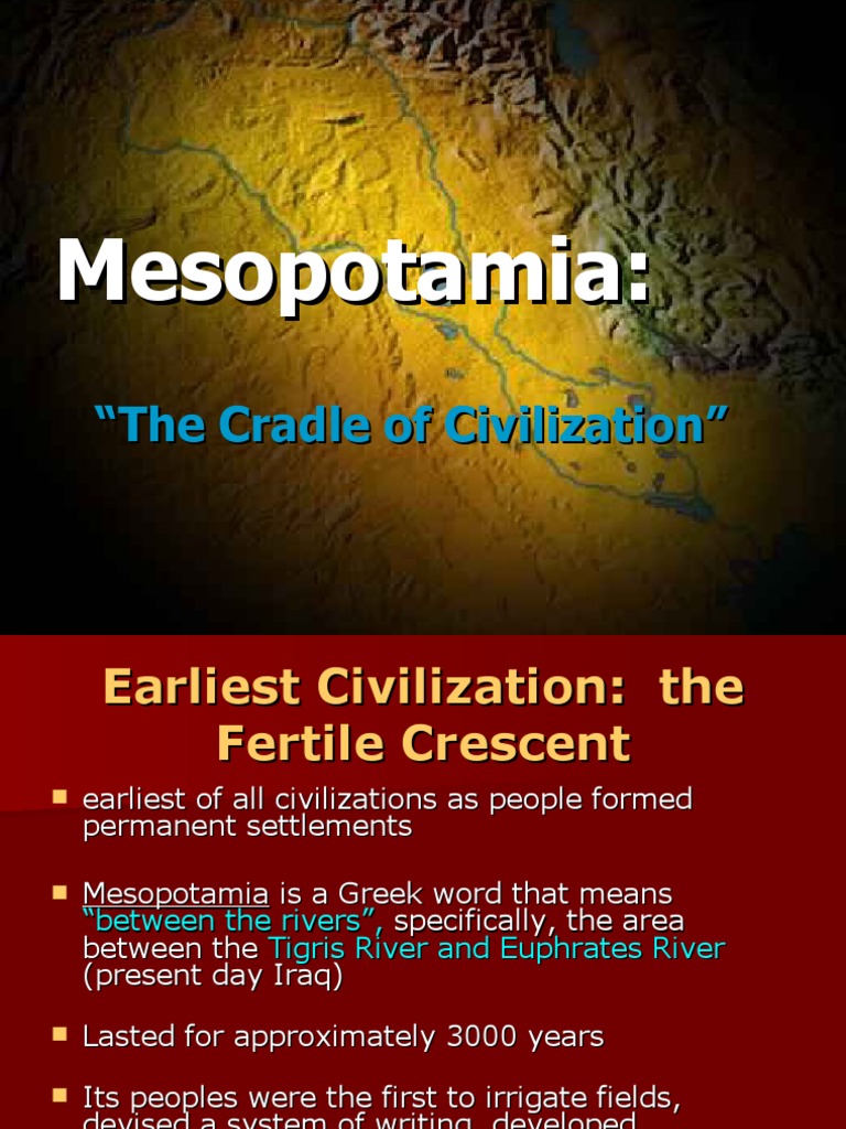 Mesopotamia Intro | PDF | Mesopotamia | Sumer