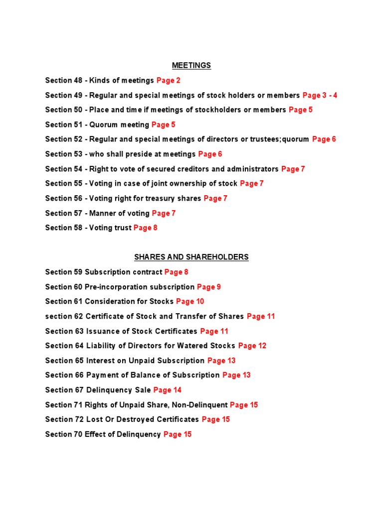 LAW Section 59-72 | PDF | Stocks | Dividend