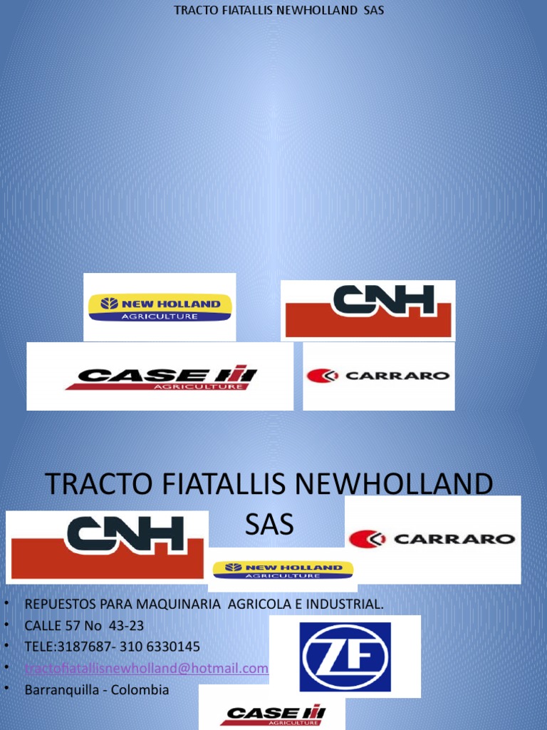 Logo Tracto Fiatallis Newholland Sas | PDF