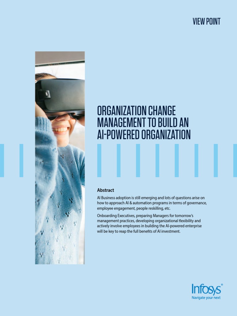 Organization Change Management To Build An Ai-Powered Organization ...