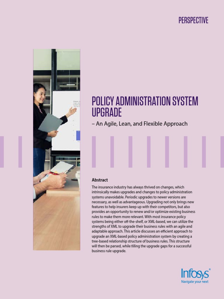 Policy Administration System Upgrade: Perspective | PDF | Insurance ...