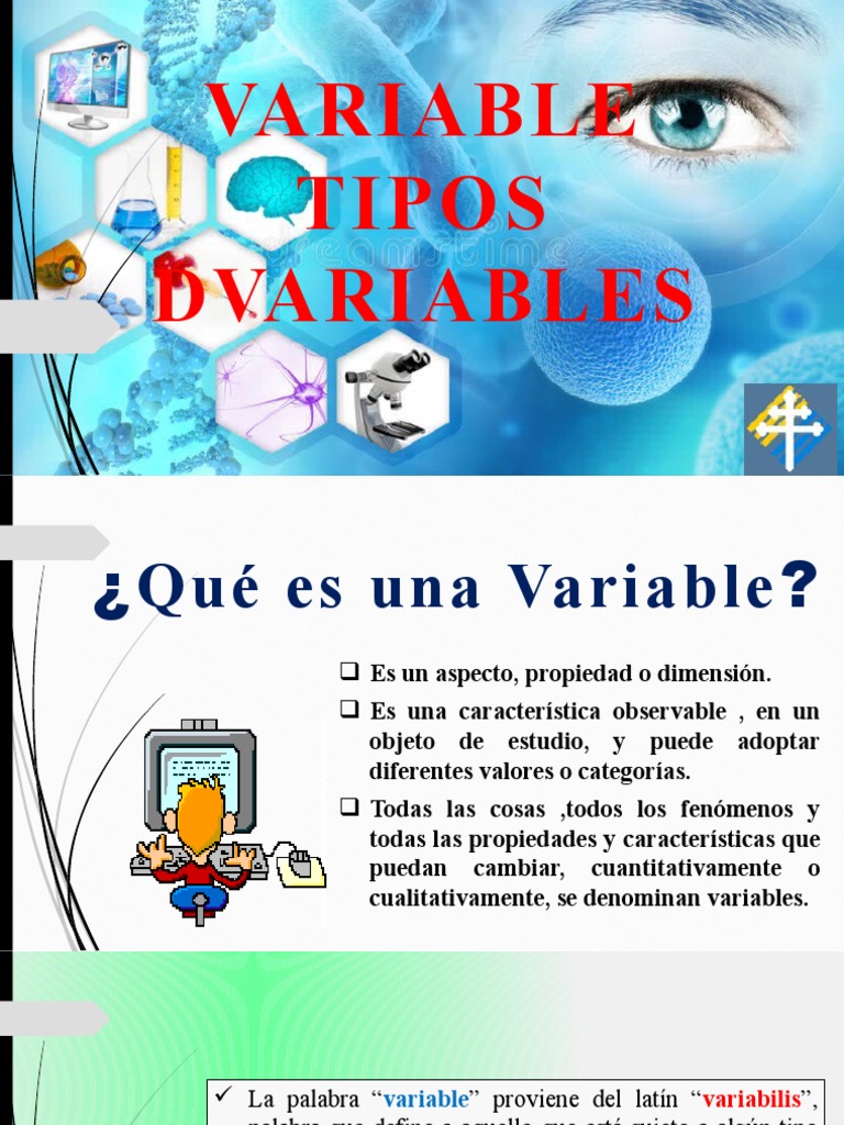 S3 Diapositivas de Tipos de Variables | PDF | Science | Ciencia y Tecnología