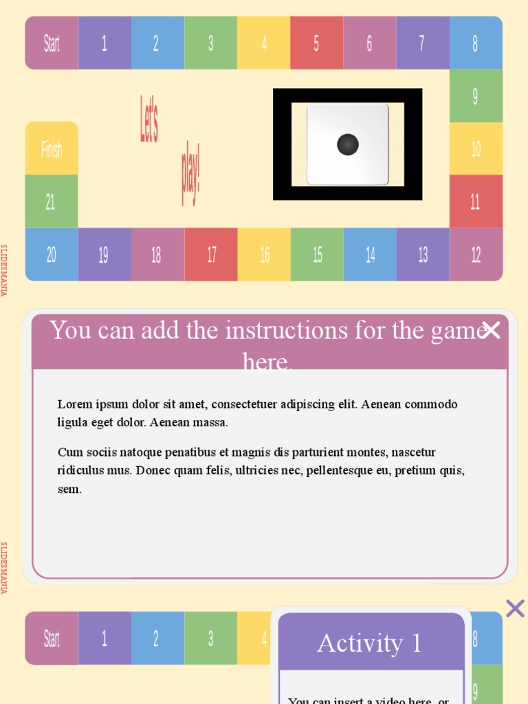 Slidesmania Game Activities Guide | PDF | Leisure
