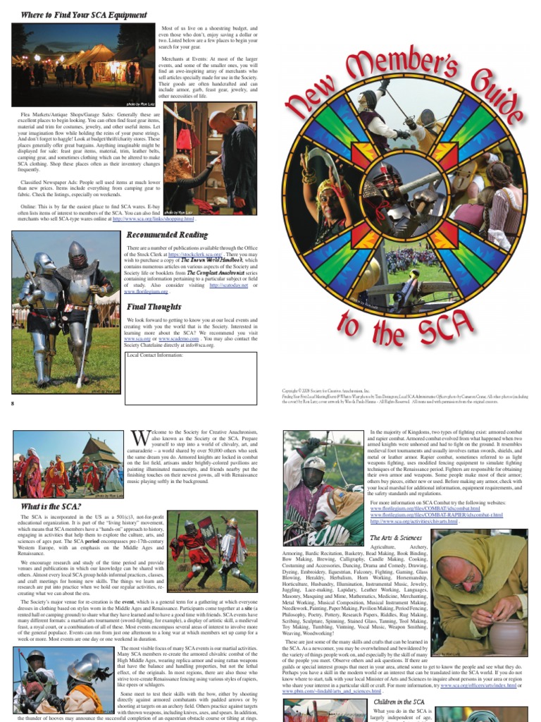 Newcomer Guide Booklet | PDF | Baron | Clothing