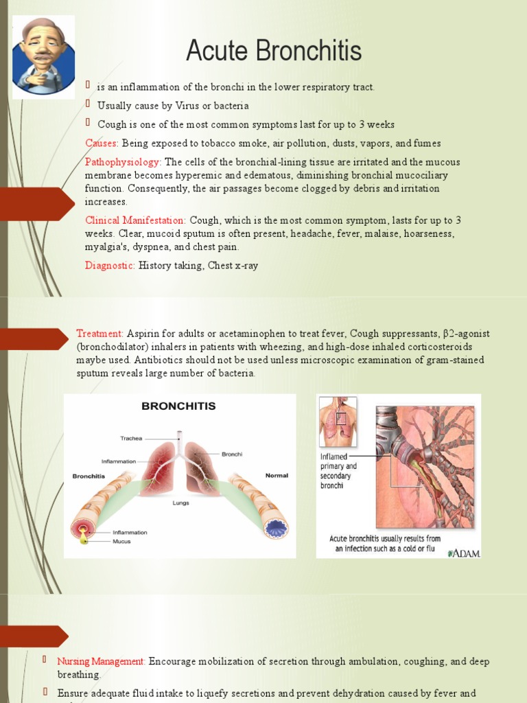 Acute Bronchitis Care Guide | PDF | Wellness | Science & Mathematics