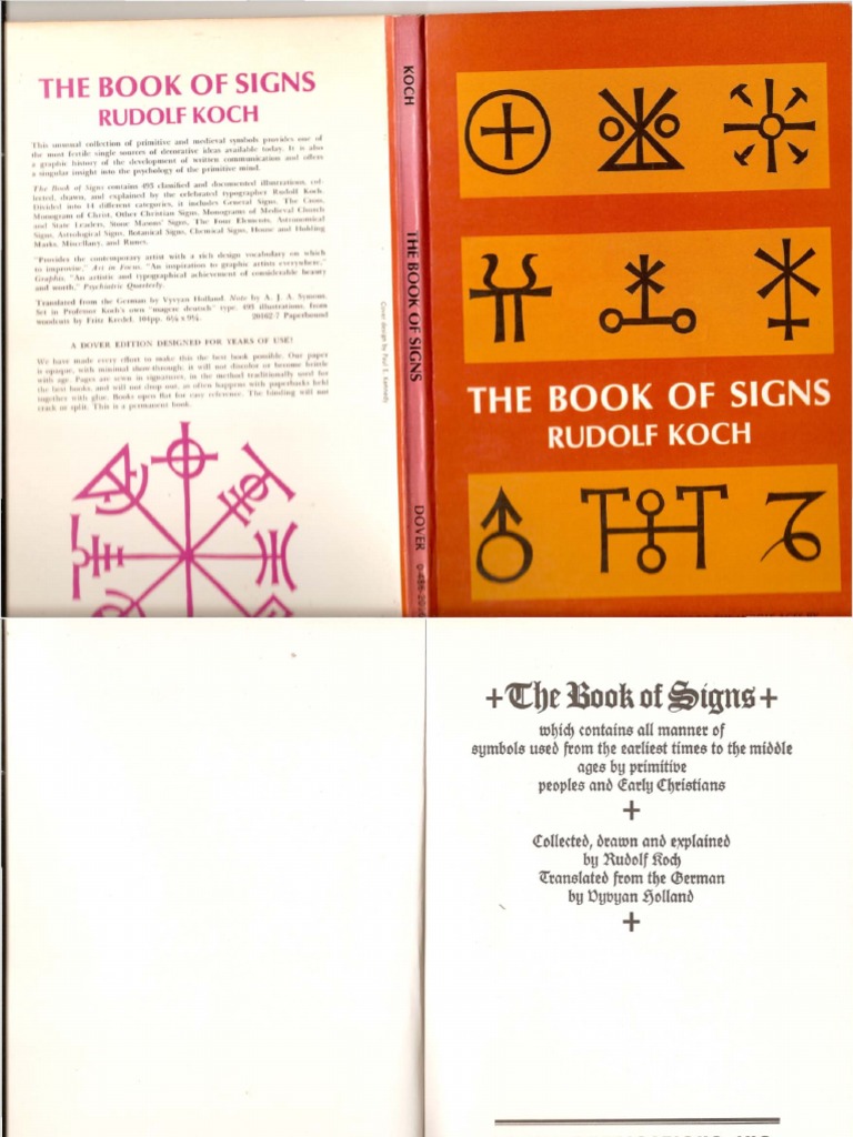 The Book of Signs Rudolf Koch | PDF | Symbols