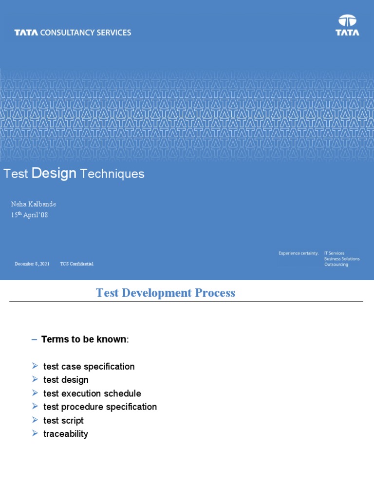 ISTQB Test Design Techniques Overview | PDF | Software Testing | Use Case