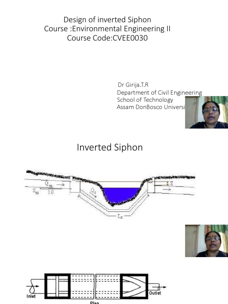 Inverted Siphon Design PDF | PDF | Fluid Mechanics | Hydrology