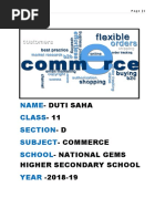 Commerce ISC 11 by DR C.B Gupta (Full Book) | PDF