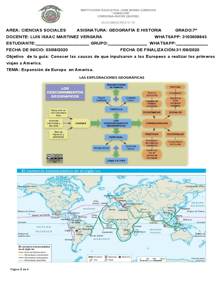 Exploraciones Geograficas | PDF | Exploración | Edad del descubrimiento