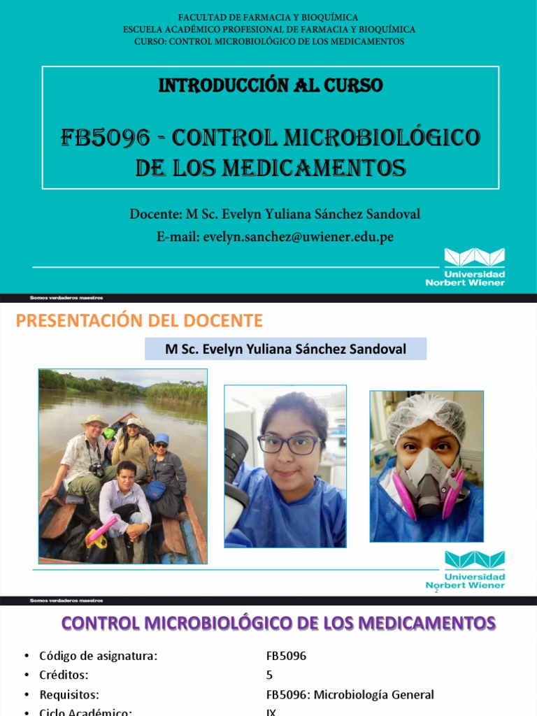 Clase 0 Presentacion Control Microbiologico | PDF | Las bacterias | Bacterias Gram-negativo