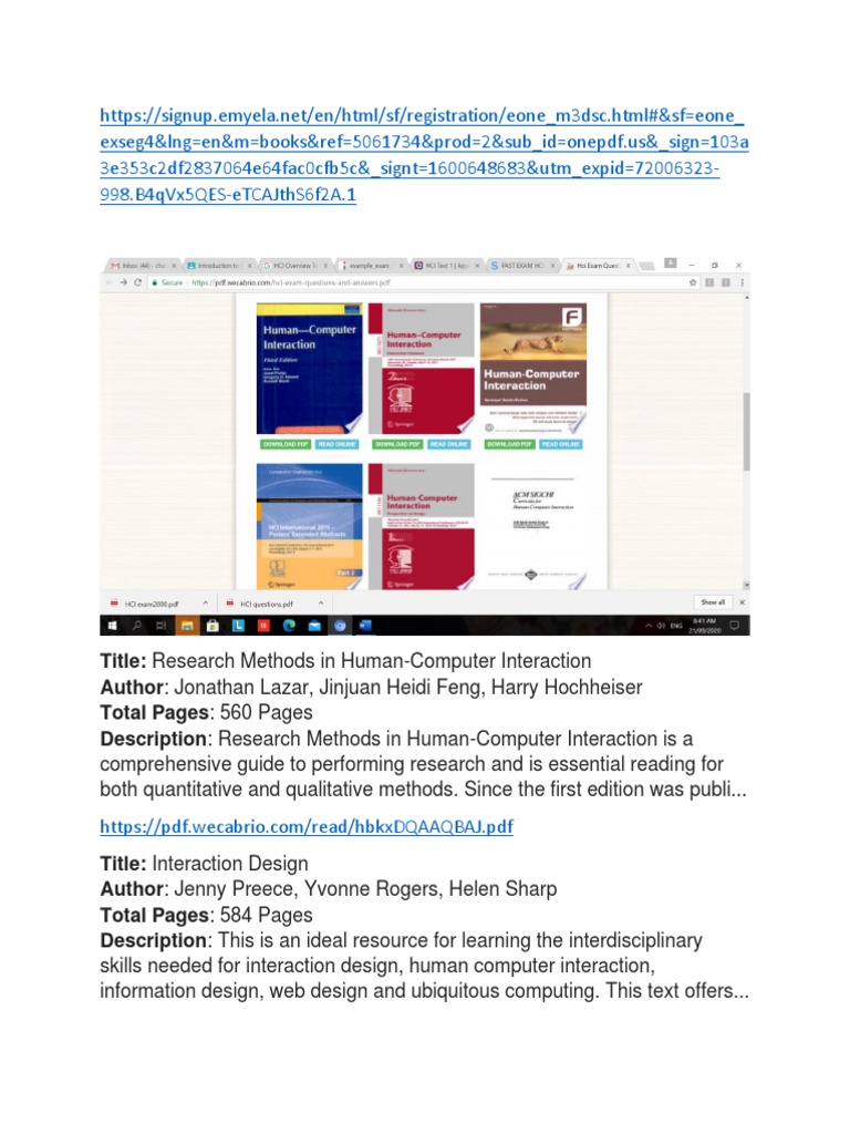 Complete Books of Hci | PDF | Human–Computer Interaction | Human ...
